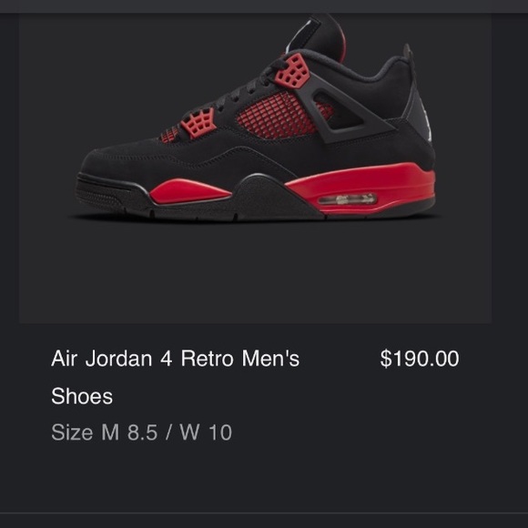 Jordan | Shoes | Red Thunder 4s | Poshmark